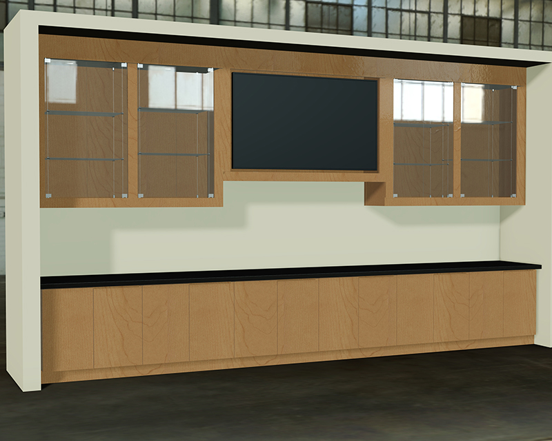 Custom Casework CAD Renderings | Architectural Casework, Inc.